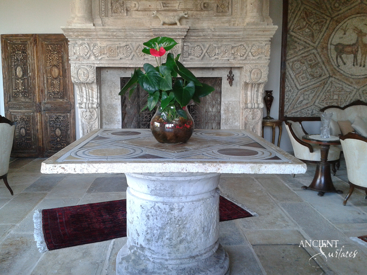 Timeless Gatherings: The Charm and Elegance of Antique Limestone Tables ...